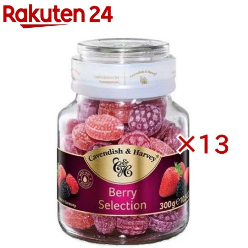 お店TOP＞フード＞お菓子＞飴・キャンディー＞キャンディー＞カベンディッシュ ベリーキャンディージャー (300g×13セット)【カベンディッシュ ベリーキャンディージャーの商品詳細】●ストロベリー、ラズベリー、ブラックベリーの3フレーバー...