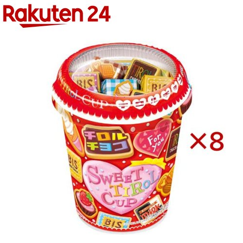 お店TOP＞フード＞お菓子＞チョコレート＞チョコレート＞スイートチロルカップ (34個入×8セット)【スイートチロルカップの商品詳細】●ばら撒きにも適した一品【品名・名称】菓子【スイートチロルカップの原材料】★コーヒーヌガー7個：砂糖(外国...