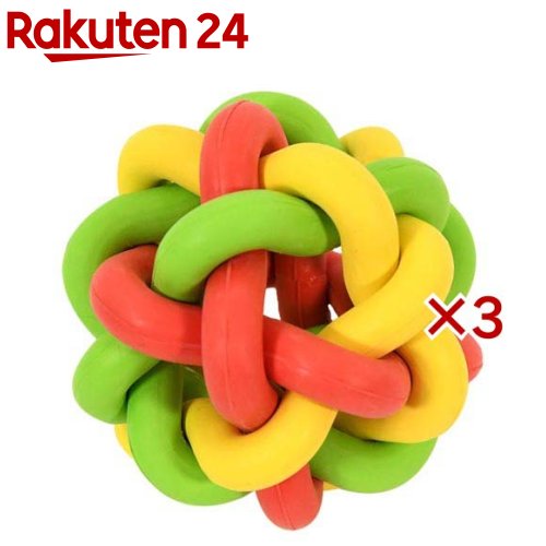 お店TOP＞ペット用品＞犬用品(グッズ)＞犬用おもちゃ・玩具(犬・遊)＞犬のおもちゃ全部＞ドギーマン やっぱり！マカロニラバーボール М (3セット)【ドギーマン やっぱり！マカロニラバーボール Мの商品詳細】●ラバーロープが絡み合ってでき...