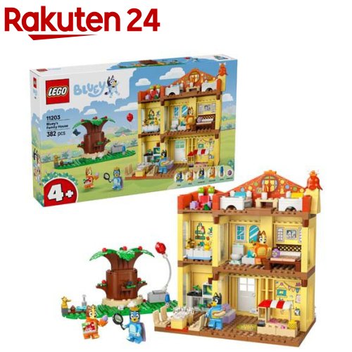 お店TOP＞ベビー＆キッズ＞おもちゃ・育児サポート＞おもちゃ(知育具)＞知育玩具＞レゴ(LEGO) ブルーイ ブルーイ一家のおうち 11203 (1個)【レゴ(LEGO) ブルーイ ブルーイ一家のおうち 11203の商品詳細】●ブルーイのお...