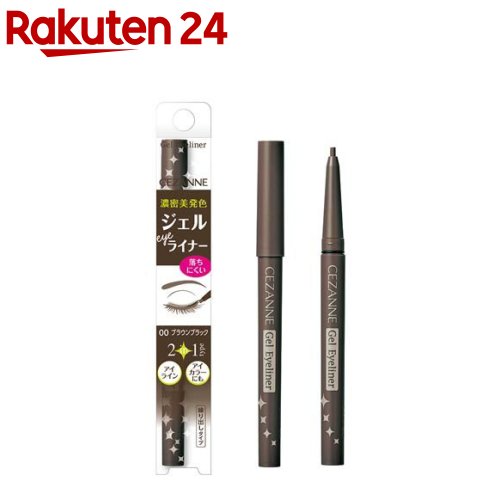 お店TOP＞化粧品＞メイクアップ＞アイメイク＞ジェルアイライナー＞セザンヌ ジェルアイライナー00 ブラウンブラック (0.1g)商品区分：化粧品【セザンヌ ジェルアイライナー00 ブラウンブラックの商品詳細】●ぼかして使うとアイカラーとし...