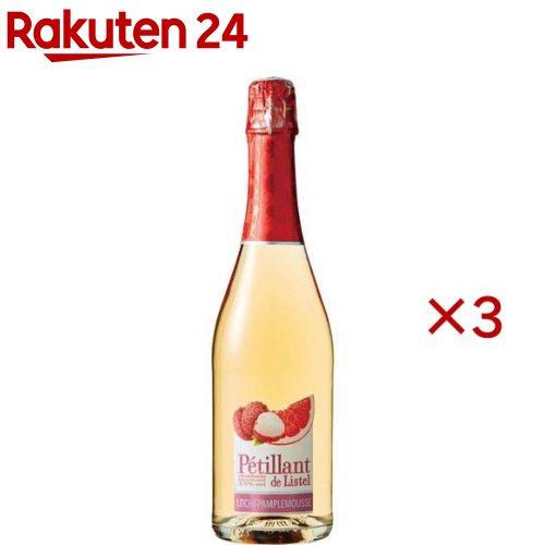 お店TOP＞水・飲料＞お酒＞ワイン＞ワイン全部＞ペティアン・ド・リステル ライチ＆ピンクグレープフルーツ (750ml×3セット)【ペティアン・ド・リステル ライチ＆ピンクグレープフルーツの商品詳細】●製造者のリステル社は、南仏モンペリエ近...