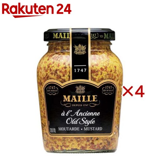お店TOP＞フード＞調味料・油＞スパイス(香辛料)・薬味＞からし・マスタード＞S＆B MAILLE 種入りマスタード (210g×4セット)【S＆B MAILLE 種入りマスタードの商品詳細】●マスタードの種をビネガーだけでなく白ワインに漬...