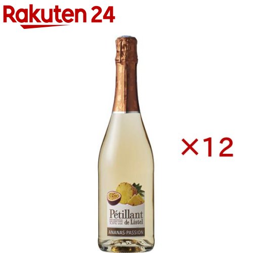 お店TOP＞水・飲料＞お酒＞ワイン＞ワイン全部＞ペティアン・ド・リステル パイナップル＆パッションフルーツ (750ml×12セット)【ペティアン・ド・リステル パイナップル＆パッションフルーツの商品詳細】●製造者のリステル社は、南仏モンペ...