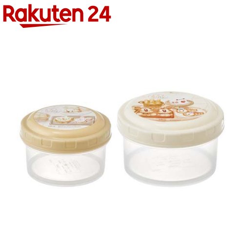 お店TOP＞ホーム＆キッチン＞保存容器・ストッカー＞保存容器＞プラスチック保存容器＞丸型フードコンテナ 2サイズセット Nuiパン RFC2S (1セット)【丸型フードコンテナ 2サイズセット Nuiパン RFC2Sの商品詳細】●ころんと可...