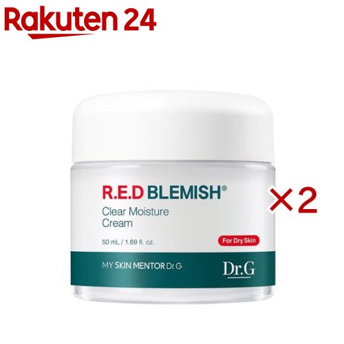 お店TOP＞化粧品＞乳液・クリーム＞クリーム＞クリーム 低刺激＞Dr.G R.E.D BLEMISH クリアモイスチャークリーム (50ml×2セット)商品区分：化粧品【Dr.G R.E.D BLEMISH クリアモイスチャークリームの商品...
