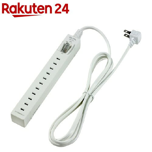 お店TOP＞家電＞情報家電＞電源タップ＞タップ＞エルパ 5コ口 スリムタップ 集中スイッチ付 WL-SW5015B W (1コ入)【エルパ 5コ口 スリムタップ 集中スイッチ付 WL-SW5015B Wの商品詳細】●無駄のないスリム設計●A...