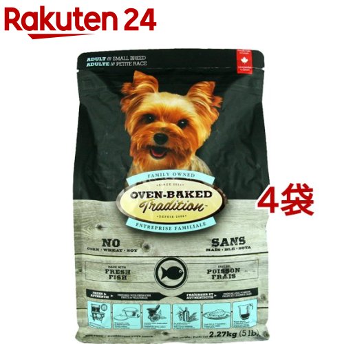 お店TOP＞ペット用品＞犬用食品(フード・おやつ)＞ドッグフード(ドライフード・総合栄養食)＞ドッグフード(ドライフード)＞オーブンベークドトラディション アダルト フィッシュ (2.27kg*4袋セット)【オーブンベークドトラディション ...