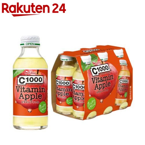 お店TOP＞健康食品＞栄養・美容系飲料＞栄養・美容系飲料＞ビタミン飲料＞C1000 ビタミンアップル (140ml×6本入)【C1000 ビタミンアップルの商品詳細】●ビタミンC1000mg配合。●すっきり爽やかな甘さと酸味が感じられ、りん...