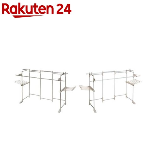 お店TOP＞日用品＞洗濯用品＞洗濯グッズ＞物干し・スタンド＞多機能ものほし台ほすおー (1台)【多機能ものほし台ほすおーの商品詳細】●タオルハンガー16本・専用伸縮竿2本付き、小物からシーツやふとんも干せます。●竿のズレを防ぎ、着脱も簡単な...