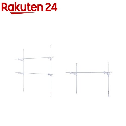 お店TOP＞日用品＞洗濯用品＞洗濯グッズ＞物干し・スタンド＞つっぱり式窓枠物干し (1台)【つっぱり式窓枠物干しの商品詳細】●日当たりの良い窓スペースを有効活用、窓枠に簡単に取付けできます。●リビングでの部屋干しにも違和感のない清潔なホワイ...