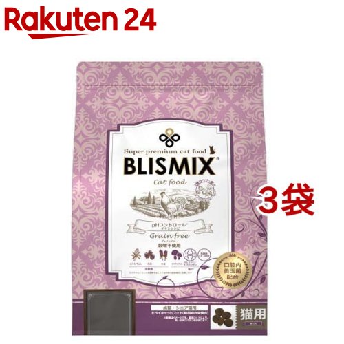お店TOP＞ペット用品＞猫用食品(フード・おやつ)＞キャットフード(ドライフード・総合栄養食)＞キャットフード全部＞ブリスミックス キャット pHコントロール (500g*3袋セット)【ブリスミックス キャット pHコントロールの商品詳細】...