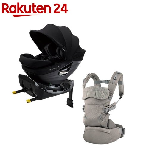 お店TOP＞ベビー＆キッズ＞ベビーカー＞カーシート＞チャイルドシート＞クルットスライド オフブラック + ベビーキャリアスリーqd グレー (1セット)【クルットスライド オフブラック + ベビーキャリアスリーqd グレーの商品詳細】★エー...