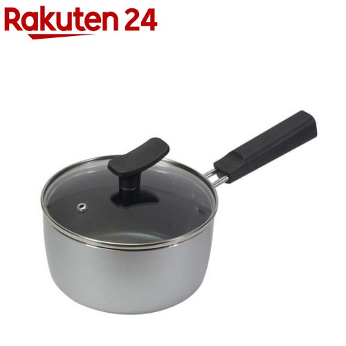 お店TOP＞ホーム＆キッチン＞鍋・フライパン＞鍋＞アルミ鍋＞チーノ ふっ素加工 IH対応ガラス蓋付片手鍋 16cm HB-6560 (1個)【チーノ ふっ素加工 IH対応ガラス蓋付片手鍋 16cm HB-6560の商品詳細】●ふっ素加工でお...