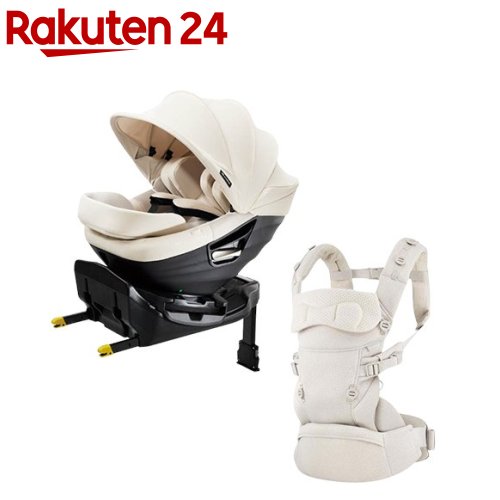 お店TOP＞ベビー＆キッズ＞ベビーカー＞カーシート＞チャイルドシート＞クルットスライド オフホワイト + ベビーキャリアスリーqd ベージュ (1セット)【クルットスライド オフホワイト + ベビーキャリアスリーqd ベージュの商品詳細】★...