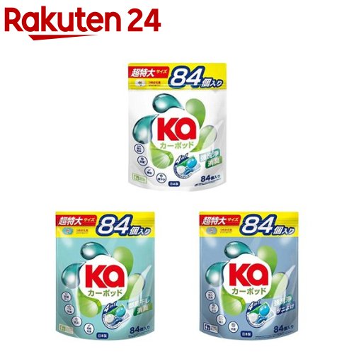 お店TOP＞日用品＞洗濯用品＞洗濯洗剤＞コンパクト洗剤＞カーポッド(Ka) ボール型洗濯洗剤 詰替 (84個入×2セット)【カーポッド(Ka) ボール型洗濯洗剤 詰替の商品詳細】●スタンダード・ダニよけはシトラスティー＆ホワイトムスクの香り...