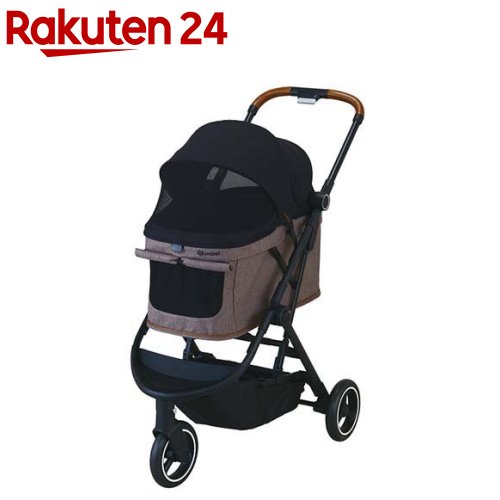 お店TOP＞ペット用品＞犬用品(グッズ)＞犬用おでかけ用品(旅行・お散歩)＞カート(犬用)＞ルルテイル BK マウナロアブラック×グレージュ (1台)【ルルテイル BK マウナロアブラック×グレージュの商品詳細】●車輪が大きく、サスペンショ...