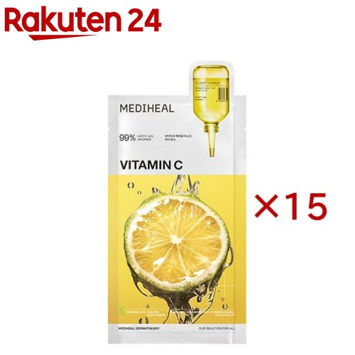 お店TOP＞化粧品＞韓国コスメ＞韓国コスメ パック・ピーリング＞韓国コスメ シートマスク・パック＞メディヒール ビタミンC エッセンシャルマスク クリアトーニング (15セット)商品区分：化粧品【メディヒール ビタミンC エッセンシャルマス...