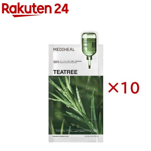 お店TOP＞化粧品＞韓国コスメ＞韓国コスメ パック・ピーリング＞韓国コスメ シートマスク・パック＞メディヒール ティーツリー エッセンシャルマスク カーミングモイスチャー (10セット)商品区分：化粧品【メディヒール ティーツリー エッセン...