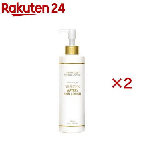 お店TOP＞化粧品＞薬用化粧品(メディカル化粧品)＞美白＞薬用美白化粧水＞世田谷コスメ 美白ウォータリースキンローション (230ml×2セット)商品区分：医薬部外品【世田谷コスメ 美白ウォータリースキンローションの商品詳細】●1本で肌の角...