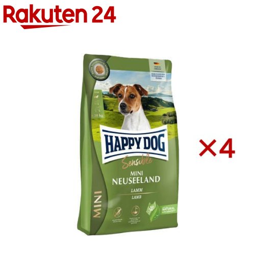 お店TOP＞ペット用品＞犬用食品(フード・おやつ)＞ドッグフード(ドライフード・総合栄養食)＞ドッグフード全部＞ハッピードッグ センシブル ミニ ニュージーランド ラム＆ライス (800g×4セット)【ハッピードッグ センシブル ミニ ニュ...