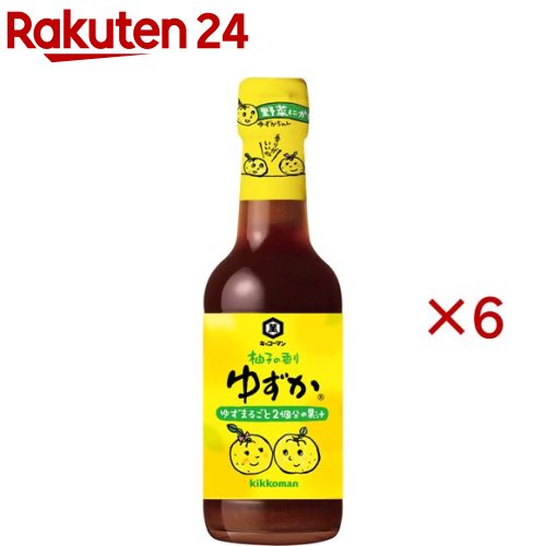 お店TOP＞フード＞調味料・油＞めんつゆ・つゆ＞めんつゆ＞キッコーマン 柚子の香り ゆずか (250ml×6セット)【キッコーマン 柚子の香り ゆずかの商品詳細】●ゆず2個分をまるごと搾ったので、果汁感たっぷりで、すがすがしいゆずの風味がひ...
