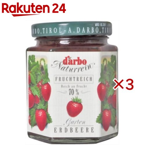 お店TOP＞フード＞はちみつ・ジャム＞ジャム・マーマレード＞イチゴジャム＞ダルボ いちごジャム (200g×3セット)【ダルボ いちごジャムの商品詳細】イチゴを原材料に使用したジャムです。レシピも昔ながらの、果肉を70％詰めるホームメイド。...