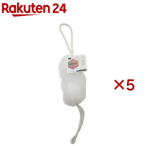 お店TOP＞日用品＞洗面・バス用品＞ボディウォッシュ用品＞ボディタオル(ボディ用)＞amois 泡立てネット ボディ用 ロング (5セット)【amois 泡立てネット ボディ用 ロングの商品詳細】●たっぷり泡立てられるボディ用ネット。●背中...