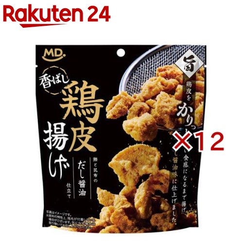 お店TOP＞フード＞加工食品・惣菜＞お惣菜＞珍味(おつまみ)＞香ばし鶏皮揚げ だし醤油 (30g×12セット)【香ばし鶏皮揚げ だし醤油の商品詳細】●鶏皮をカリっと香ばしい食感になるまで揚げ、だし醤油味に仕上げました。●かむほどに鶏皮の旨み...