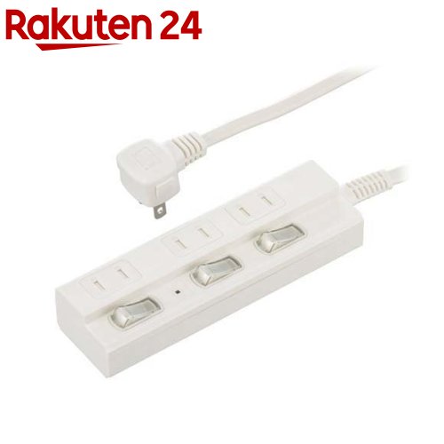 お店TOP＞家電＞情報家電＞電源タップ＞タップ(雷サージ付)＞3個口 3m 節電タップ 雷ガード付22 (1個)【3個口 3m 節電タップ 雷ガード付22の商品詳細】●精密機器を雷から守る雷ガードつき電源タップ●雷軽減素子内蔵で落雷時のダメ...