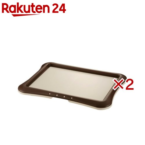 お店TOP＞ペット用品＞トイレタリー・衛生用品＞犬用トイレ用品(トイレタリー)＞トレー・トイレ容器(犬用)＞リッチェル リッチェルわくわくシーツトレー ワイド ダークブラウン (2セット)【リッチェル リッチェルわくわくシーツトレー ワイド...