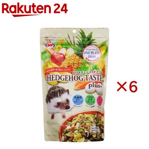 お店TOP＞ペット用品＞小動物用品＞その他の小動物用品＞ハリネズミのフード＞ハリネズミテイストプラス (200g×6セット)【ハリネズミテイストプラスの商品詳細】●ワンプレートで手軽にハリネズミの健康維持をケア。●乳酸菌配合主食ペレットでお...