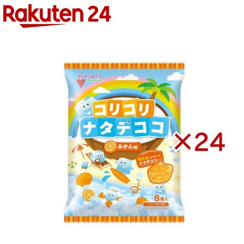 お店TOP＞健康食品＞食物繊維＞食物繊維＞こんにゃく＞コリコリナタデココみかん味 (12袋入×2セット(1袋8個入))【コリコリナタデココみかん味の商品詳細】●「コリコリ食感のナタデココ」と「もっちりプルプル食感のゼリー」の2つの食感が楽し...