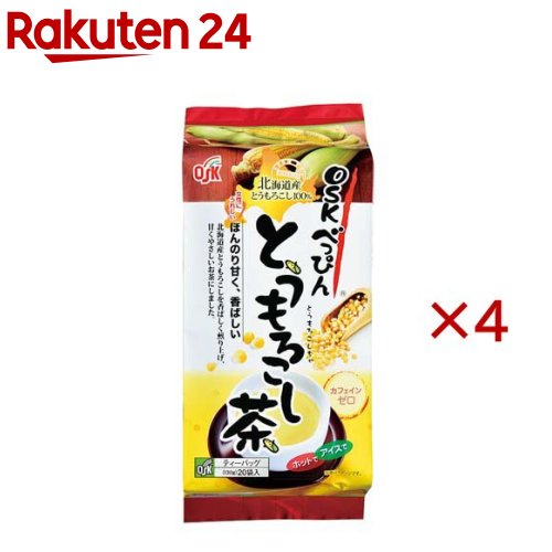 お店TOP＞水・飲料＞お茶＞お茶全部＞べっぴんとうもろこし茶 (20袋入×4セット(1袋130g))【べっぴんとうもろこし茶の商品詳細】●本品は、北海道産のとうもろこしを焙煎し、ほんのり甘く香ばしい風味のお茶に仕上げました。●カフェインは含...