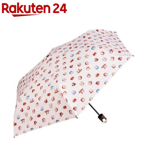 お店TOP＞日用品＞季節用品＞雨対策(レイングッズ)＞折りたたみ傘＞晴雨兼用 折りたたみ傘 カラビナハンドル パンどろぼう UBOTSR55CR (1個)【晴雨兼用 折りたたみ傘 カラビナハンドル パンどろぼう UBOTSR55CRの商品詳...