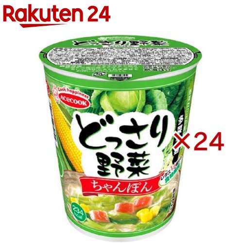 お店TOP＞フード＞加工食品・惣菜＞インスタント食品＞カップ麺＞どっさり野菜 ちゃんぽん (12個入×2セット)【どっさり野菜 ちゃんぽんの商品詳細】●具材とめんのバランスを見直しカップめんの美味しさを提案した「どっさり野菜」シリーズ。●弾...