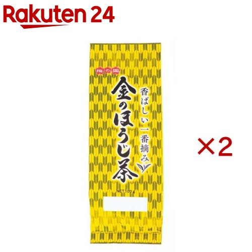お店TOP＞水・飲料＞お茶＞日本茶＞ほうじ茶＞金のほうじ茶 (100g×2セット)【金のほうじ茶の商品詳細】●遠赤外線によるダブル焙煎の浅入ほうじ茶です。●香り高く甘みが強いのが特徴です。【品名・名称】ほうじ茶【金のほうじ茶の原材料】緑茶【...