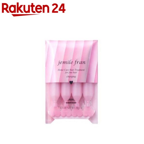お店TOP＞化粧品＞ヘアケア＞トリートメント・ヘアパック＞集中トリートメント＞ジェミールフラン ハートチャージング (9g×4本入)商品区分：化粧品【ジェミールフラン ハートチャージングの商品詳細】●ハート(軟毛用)●ふんわりサロントリート...