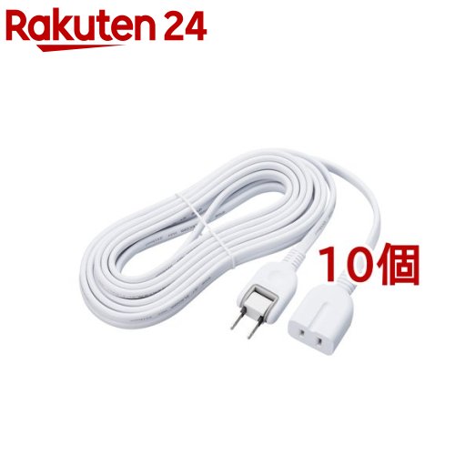 お店TOP＞家電＞情報家電＞電源タップ＞タップ＞エレコム 延長コード 電源タップ コンセント 5m 1個口 マグネット ホワイト (10個セット)【エレコム 延長コード 電源タップ コンセント 5m 1個口 マグネット ホワイトの商品詳細】...