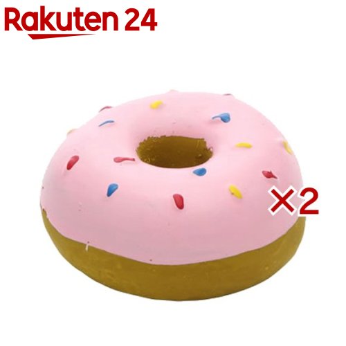 お店TOP＞ペット用品＞犬用品(グッズ)＞犬用おもちゃ・玩具(犬・遊)＞ラテックスおもちゃ・玩具(犬用)＞ループプーピーズ ドーナツ ピンク (2セット)【ループプーピーズ ドーナツ ピンクの商品詳細】●プープーと音が鳴るソフトタイプのラテ...
