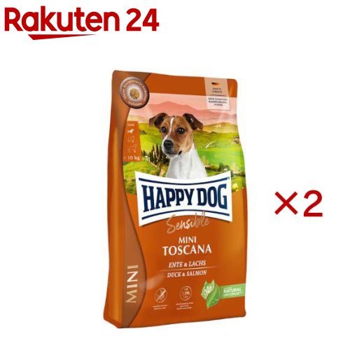 お店TOP＞ペット用品＞犬用食品(フード・おやつ)＞ドッグフード(ドライフード・総合栄養食)＞ドッグフード(成犬・アダルト用)＞ハッピードッグ ミニ センシブル 小型犬 ミニ トスカーナ ダック＆サーモン (4kg×2セット)【ハッピードッ...