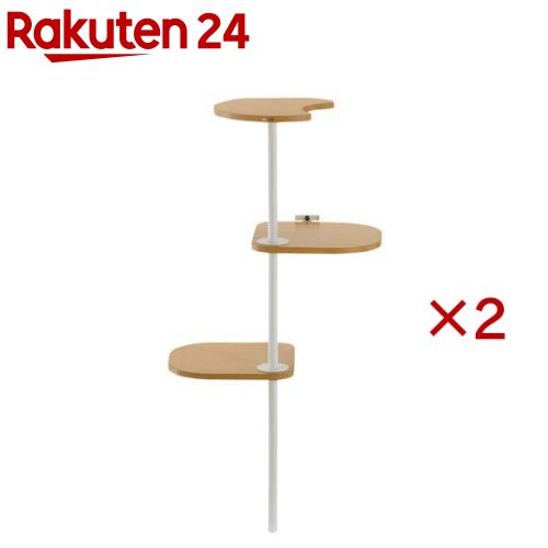 お店TOP＞ペット用品＞猫用品(グッズ)＞猫用デイリーグッズ＞キャットタワー＞キャットサークル用てっぺんステップ 3段 (2セット)【キャットサークル用てっぺんステップ 3段の商品詳細】●省スペースで取り付け、てっぺんまで登れるサークルの上...