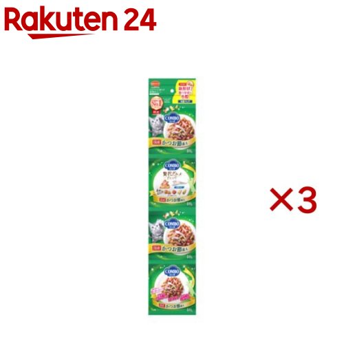 お店TOP＞ペット用品＞猫用食品(フード・おやつ)＞キャットフード(ドライフード・総合栄養食)＞キャットフード(成猫・アダルト用)＞コンボ 連パック 海の味わいメニュー かつお節添え (4連パック×3セット(1パック40g))【コンボ 連パ...