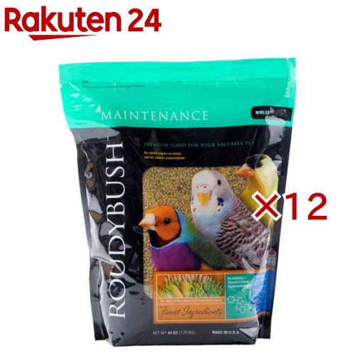 お店TOP＞ペット用品＞鳥・小鳥用品＞鳥・小鳥フード＞バードフード(鳥・小鳥用)＞ラウディブッシュ デイリーメンテナンス ニブルズ (1.25kg×12セット)【ラウディブッシュ デイリーメンテナンス ニブルズの商品詳細】●高品質な食事が必...