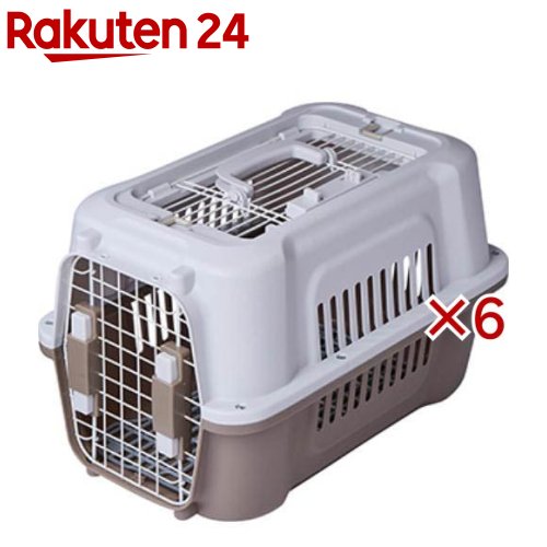 お店TOP＞ペット用品＞犬用品(グッズ)＞犬用おでかけ用品(旅行・お散歩)＞キャリー・バッグ(犬用)＞犬猫用キャリー 2ドア タフハウスキャリー アイボリー S (6セット)【犬猫用キャリー 2ドア タフハウスキャリー アイボリー Sの商品...