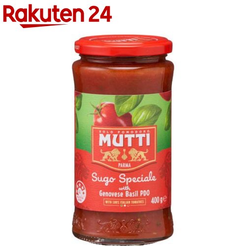 お店TOP＞フード＞料理の素・パスタソース＞パスタソース＞トマトソース(パスタソース)＞ムッティ パスタソース バジル＆トマト (400g)【ムッティ パスタソース バジル＆トマトの商品詳細】●イタリアブランド。畑・トマト・製法にこだわり、...