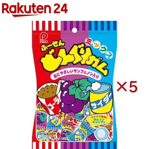 お店TOP＞フード＞お菓子＞ガム・グミ＞ガム＞どんぐりガム ミックス (110g×5セット)【どんぐりガム ミックスの商品詳細】●コーラ・サイダー・グレープ味の3種類アソートのガムインキャンディです。【品名・名称】ガム【どんぐりガム ミック...