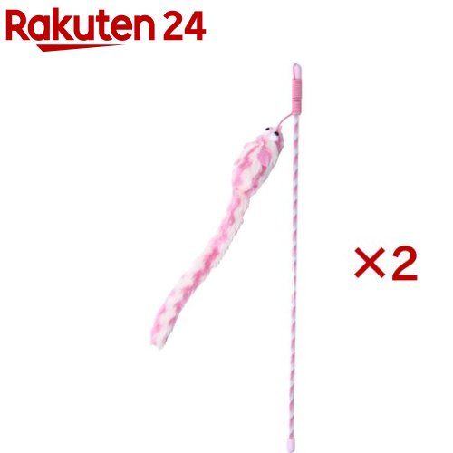 お店TOP＞ペット用品＞猫用品(グッズ)＞猫用おもちゃ・玩具(猫・遊)＞猫じゃらし(猫用)＞ループロッディーズ カシャマウス ピンク (2セット)【ループロッディーズ カシャマウス ピンクの商品詳細】●ユニークでキュートなじゃらし系の猫用お...