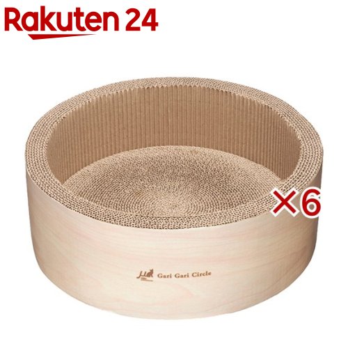 お店TOP＞ペット用品＞猫用品(グッズ)＞猫用デイリーグッズ＞猫爪とぎ(爪磨き)＞ミュー ガリガリサークルSK インテリア ミルベージュ (6セット)【ミュー ガリガリサークルSK インテリア ミルベージュの商品詳細】●すっぽり収まるサイズ...