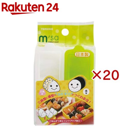 お店TOP＞ホーム＆キッチン＞弁当・水筒＞キャラ弁グッズ＞おにぎり型(おむすび型)＞ひとくちおむすびメーカー 俵・三角 P-3111 (2個入×20セット)【ひとくちおむすびメーカー 俵・三角 P-3111の商品詳細】●ごはんがくっつきにく...
